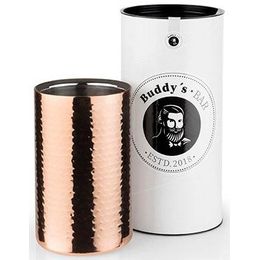 BUDDY'S Wein- und Sektk&uuml;hler "Flaschenk&uuml;hler", B:12cm H:20cm T:12cm, rosa, Eisk&uuml;bel, Fassungsverm&ouml;gen 1 Liter, Edelstahl