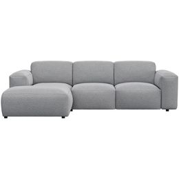 Ecksofa FLEXLUX, B:251cm H:73cm T:171cm, grau, 100% Polyester, Wohnzimmer, Sofas, "Lucera Chaislongue rechts oder links, L-Form, bequem", modern &