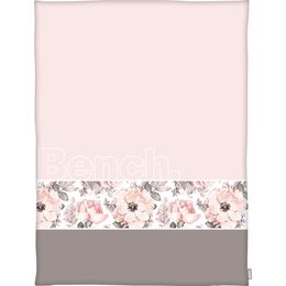 Wohndecke Bench., B:150cm L:200cm, rosa, Flausch, Wohndecken, "Bench", samtweiche Wellsoft-Decke, Kuscheldecke