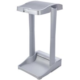 keeeper M&uuml;llsackst&auml;nder "ole", B/H/T: 40cm x 75cm x 35cm, 120 l, silber, M&uuml;lleimer, 60-120 l, mit integriertem Aufbewahrungsfach, Made in Europe