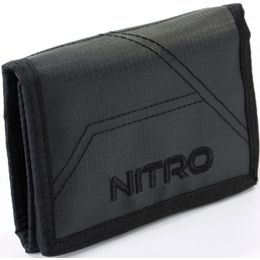 Nitro Damen Geldb&ouml;rse "Wallet", schwarz, Kunstfaser, Kleinlederwaren, Geldbeutel, Wallet, Portmonaie, Etui f&uuml;r Scheine und M&uuml;nzen