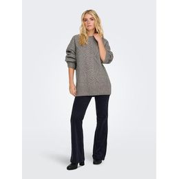 Jacqueline de Yong JDY Pullover "Silja" in Grau - 53% | Größe M | Damen-pullover-cardigans