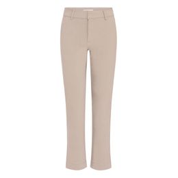 Chinohose B.Young "Chinohose BYDIXI STRAIGHT PANTS -", Damen, Gr. 34, N-Gr, beige (roasted cashew), Obermaterial: 75% Viskose LENZING ECOVERO CV LenzEcov. 21% Nylon NY. 4% Elasthan EL., regular fit, Hosen