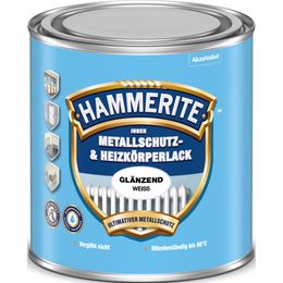 hammerite Metallschutz- und Heizk&ouml;rperlack reinwei&szlig; gl&auml;nzend 500 ml