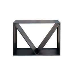 WESTMANN Kaminholzregal schwarz Stahl 115 x 35 x 80 cm
