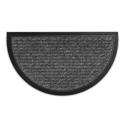 Astra Sauberlaufmatte 'Border Star' grau 40 x 70 cm halbrund