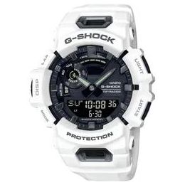 Smartwatch Casio G-SHOCK "GBA-900-7AER", weiß, Smartwatches, Smartwatch, Armbanduhr, Herrenuhr, Bluetooth, Schrittzähler, 2. Zeitzone