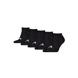 Sneakersocken Head "Socken Head ELEMENTS ALL SPORTS SNEAKER 5P ECOM 001 5er Pack", Damen, Gr. 43, schwarz, Obermaterial: 73% Baumwolle CO. 23% Polyester PES. 2% Polyamid PA. 2% Elasthan EL., Socken