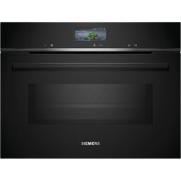 Siemens Backofen mit Mikrowelle "CM776GKB1", schwarz, B:59,4cm H:45,5cm T:54,8cm, Backöfen