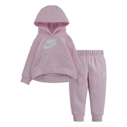 Jogginganzug Nike Sportswear "CLUB FLEECE SET", Kinder, Gr. 92 (24), rosa, Obermaterial: 60% Baumwolle, 40% Polyester, sportlich, Sportanzüge