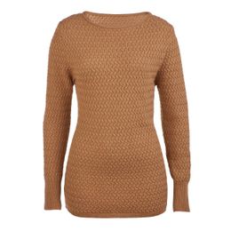 Junghans 1954 Kamelhaar-Pullover oder -Cardigan, Pullover - 36/38 - Camel, Damen, aus Kamel