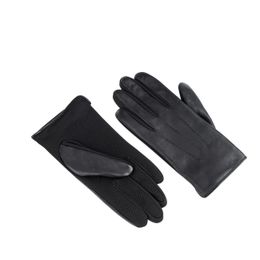 Otto Kessler Grip-Lederhandschuh, Damen - 7,5-8 - Schwarz, aus Leder