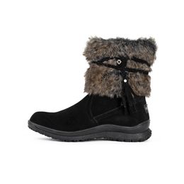 Minnetonka Stiefel 'Everett' Damen Gr&ouml;&szlig;e 42 braun / schwarz Winterschuhe