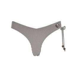 K by KARL LAGERFELD Karl Lagerfeld Bikinihose Damen Gr&ouml;&szlig;e M schwarz / wei&szlig;