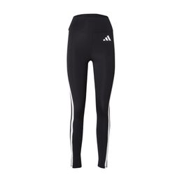 adidas Performance Sporthose 'Optime Essentials' Damen Gr&ouml;&szlig;e L schwarz / wei&szlig;