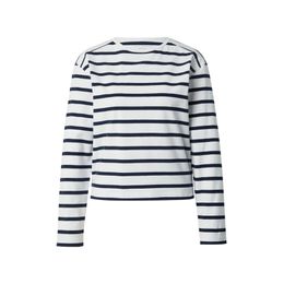French Connection Shirt 'RALLIE' Damen Gr&ouml;&szlig;e XL marine / wei&szlig;