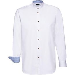 Luis Steindl Stehkragenhemd Wei&szlig; (Gr&ouml;&szlig;e: 3XL)