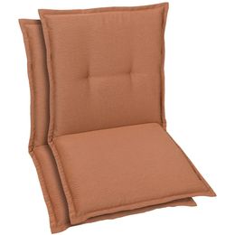 Sitzauflage GO-DE, braun, B:50cm H:7cm T:100cm, Polyester, Polyurethan, Polsterauflagen, Ma&szlig;e ca.: 50 cm x 100 cm x 7 cm