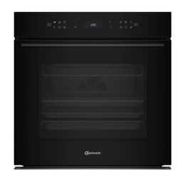 Bauknecht Einbaubackofen "BBI78PT1SK", Energieeffizienz: A+ (A+++-D), schwarz, B:60cm, Backöfen, AirFry-Funktion, Pizzafunktion, 1-fach-Teleskopauszug, Pyrolyse