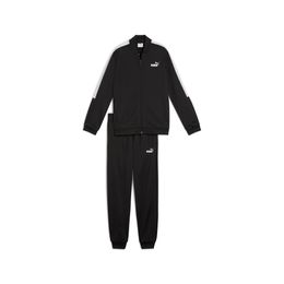 Trainingsanzug Puma "POLY BASEBALL SUIT G", Kinder, Gr. 128, schwarz (Puma schwarz), Trikot, Obermaterial: 100% Polyester, unifarben, sportlich, regular fit, Sportanzüge