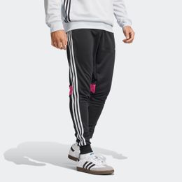 Trainingshose adidas Performance "TIRO ES SW PT", Herren, Gr. L, N-Gr, schwarz, clear grau, real magenta, Obermaterial: 100% Polyester, sportlich, Hosen