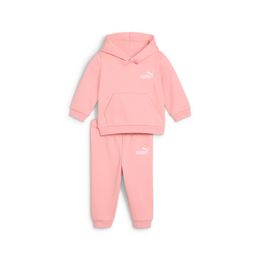 Trainingsanzug Puma "MINICATS LOUNGEWEAR SET FL INF", Kinder, Gr. 104, pink (pink fruit), Fleece, Obermaterial: 68% Baumwolle, 32% Polyester, unifarben, sportlich, regular fit, Sportanzüge