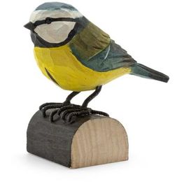 Wildlife Garden Blaumeise Lindenholz handgeschnitzt