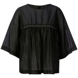 LANIUS Damenbluse mit Kräuseln