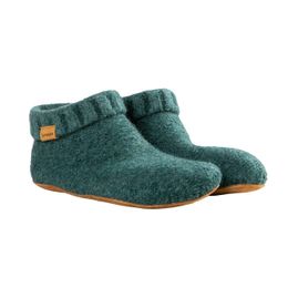 Gottstein Walkstrick-Boots, 43 - Gr&uuml;n-meliert, aus Schurwolle