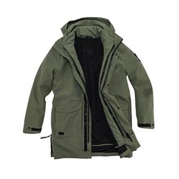 HALTI 3-in-1-Allwetter-Parka, 54 - Gr&uuml;n, aus Polyester