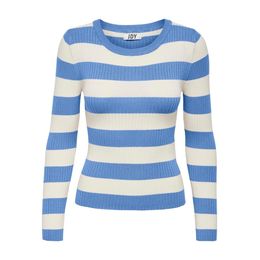 Jacqueline de Yong JDY Pullover 'JDYPlum' Damen Größe XL azur / weiß