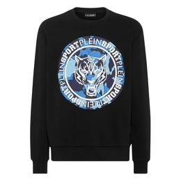 Plein Sport Sweatshirt 'Carbon Tiger' male Black size 5XL
