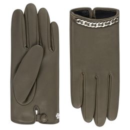 Roeckl Full Finger Gloves 'LOIRET TOUCH' female Green size 6,5