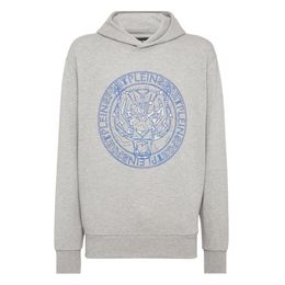 Plein Sport Sweatshirt 'Tiger' Herren Größe XXL blau / grau