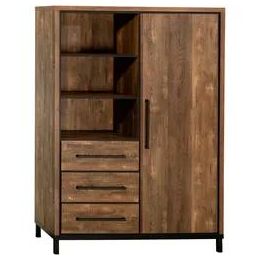 Barschrank OMG DESIGN "Vastco", braun (espresso), B:120cm H:170cm T:45cm, Spanplatte, Schränke