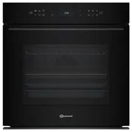 Bauknecht Einbaubackofen "BBI78PT1SK", A+ (A+++-D), schwarz, B:60cm, Backöfen, AirFry-Funktion, Pizzafunktion, 1-fach-Teleskopauszug, Pyrolyse