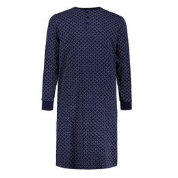 JP1880 Pyjama lang Herren Gr&ouml;&szlig;e 4XL marine / hellgrau