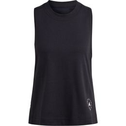 Adidas Asmc Logo Funktionstop Damen - schwarz - Gr. S - Baumwolle/Polyester