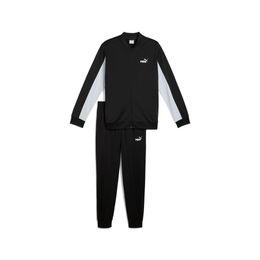 Trainingsanzug Puma "POLY BASEBALL SUIT", Herren, Gr. L, schwarz (Puma schwarz), Trikot, Obermaterial: 100% Polyester, unifarben, sportlich, regular fit, Sportanzüge