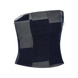 Vero Moda Tall Top 'VMSHERIDAN' Damen Größe M marine / rauchblau