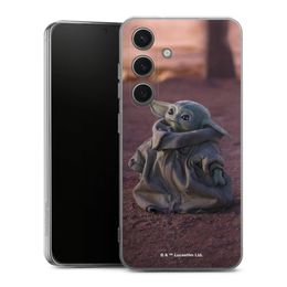 DeinDesign Galaxy S25 Handy Silikon H&uuml;lle Case transparent Handyh&uuml;lle The Child Star Wars Baby Yoda Silikon Case