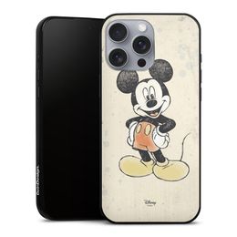 DeinDesign iPhone 16 Pro Max Handy Slim Case extra d&uuml;nn Silikon Handyh&uuml;lle schwarz H&uuml;lle Water Colour Official Licensed Product Silikon Slim Case