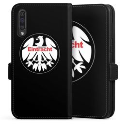 DeinDesign Galaxy A50 Handy Klapph&uuml;lle Handyh&uuml;lle aus Kunst Leder schwarz Flip Case Eintracht Frankfurt Sge Official Licensed Product Sideflip mit Lasche
