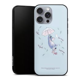 DeinDesign iPhone 16 Pro Max Handy Slim Case extra d&uuml;nn Silikon Handyh&uuml;lle schwarz H&uuml;lle Official Licensed Product Winnie The Pooh Eeyore Disney Silikon Slim 