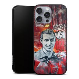DeinDesign iPhone 16 Pro Max Handy Slim Case extra d&uuml;nn Silikon Handyh&uuml;lle schwarz H&uuml;lle 1. Fc Kaiserslautern 1. Fck Fritz Walter Silikon Slim Case