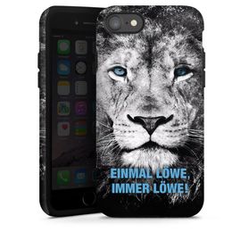 DeinDesign iPhone SE (2020) Handy Panzer Handyh&uuml;lle robuste Outdoor H&uuml;lle Schutzh&uuml;lle matt Tsv 1860 M&uuml;nchen Official Licensed Product Lion Tough Case