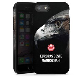 DeinDesign iPhone SE (2020) Handy Panzer Handyh&uuml;lle robuste Outdoor H&uuml;lle Schutzh&uuml;lle matt Eintracht Frankfurt Official Licensed Product European Cup Tough Case