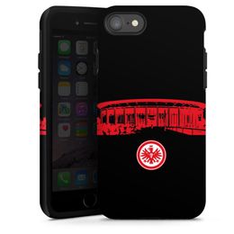 DeinDesign iPhone SE (2022) Handy Panzer Handyh&uuml;lle robuste Outdoor H&uuml;lle Schutzh&uuml;lle matt Eintracht Frankfurt Stadium Official Licensed Product Tough Case