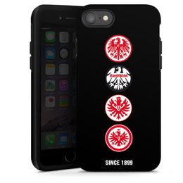 DeinDesign iPhone SE (2020) Handy Panzer Handyh&uuml;lle robuste Outdoor H&uuml;lle Schutzh&uuml;lle matt Sge Soccer Eintracht Frankfurt Tough Case