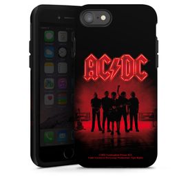 DeinDesign iPhone SE (2020) Handy Panzer Handyh&uuml;lle robuste Outdoor H&uuml;lle Schutzh&uuml;lle matt Band Acdc Official Licensed Product Tough Case